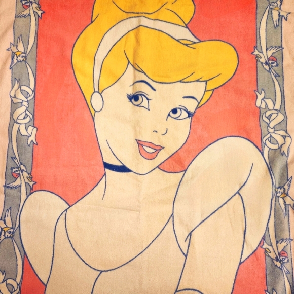 Disney | Bath | Vintage Disney Cinderella Beach Towel | Poshmark